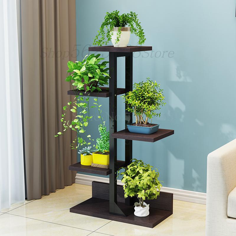 Balcony flower rack wrought iron multi-layer inter... – Vicedeal