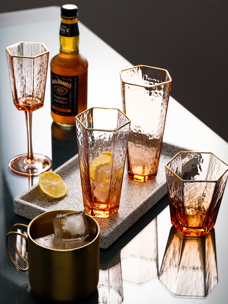 High-End Retro Phnom Penh Glas Diamond Mesh Rood W... – Grandado