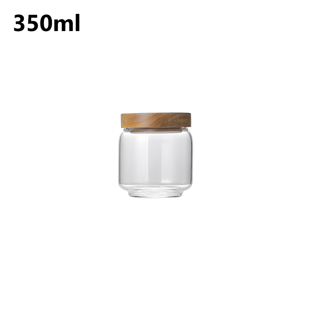 350-1700ml Clear Glass Airtight Storage Jars with ... – Grandado