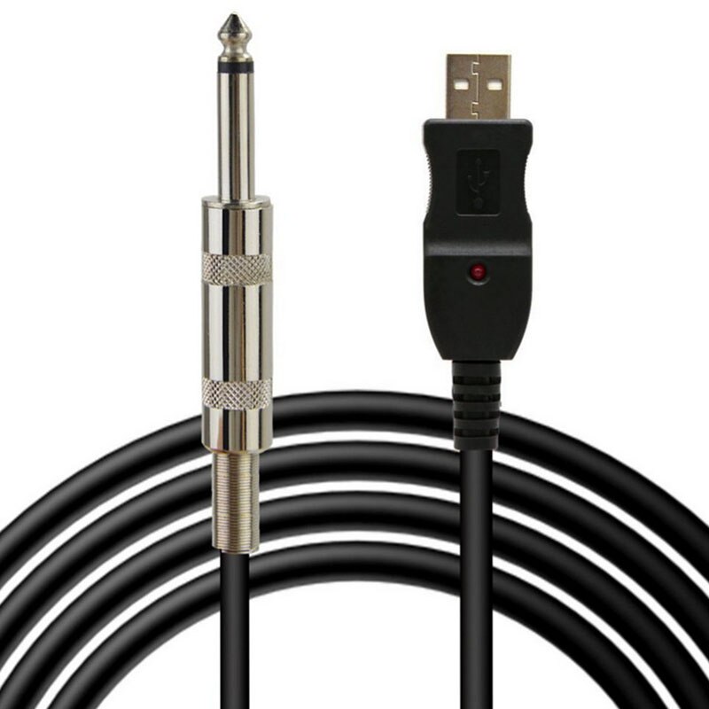 10ft 3m Guitar 6.5mm to PC USB Recording Cable Lea... – Grandado
