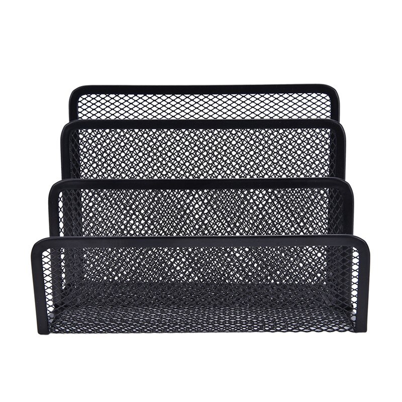 Office Stationery Arrangement Black Metal Mesh Des... – Vicedeal