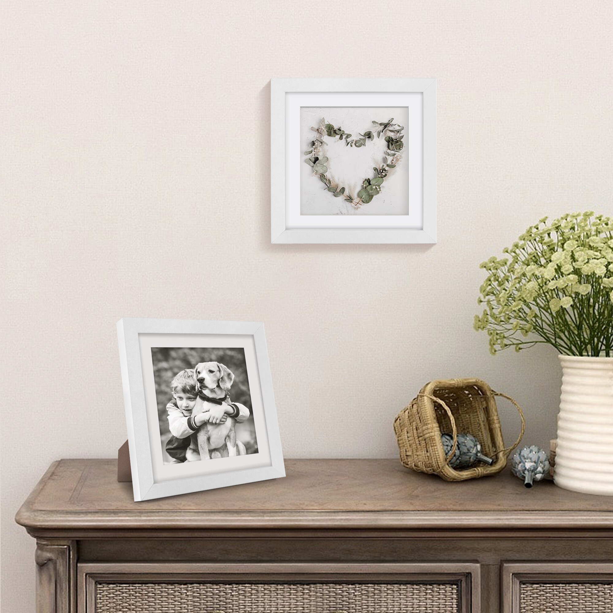 12x12 8x8 Square Photo Frame Black White 30x30 20x... – Vicedeal