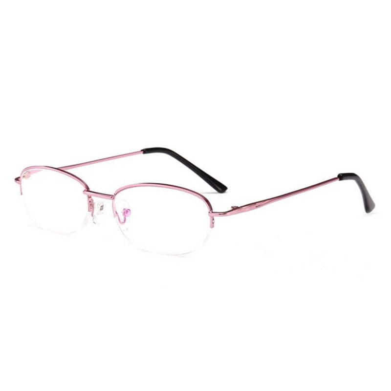 Metal Crystal Half Rim Frames Women Reading Glasse... – Grandado