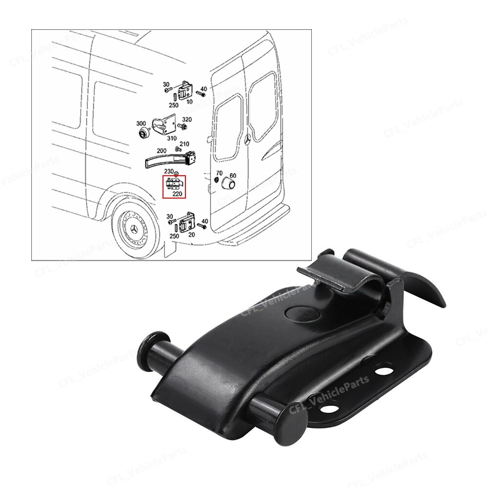 Bil bakdørbrakett hengsler 9067600428 for mercedes... – Grandado