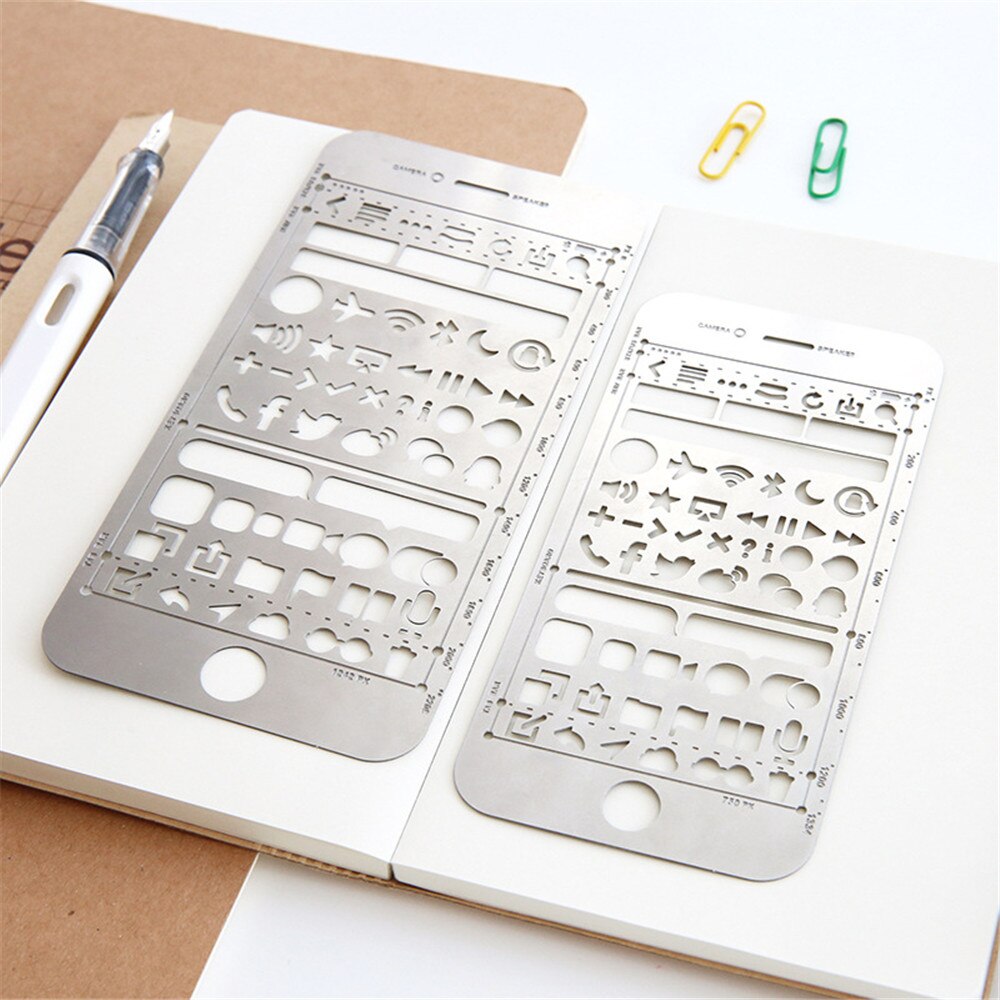Stainless Steel Hollow Ruler Multifunctional Cat G... – Vicedeal