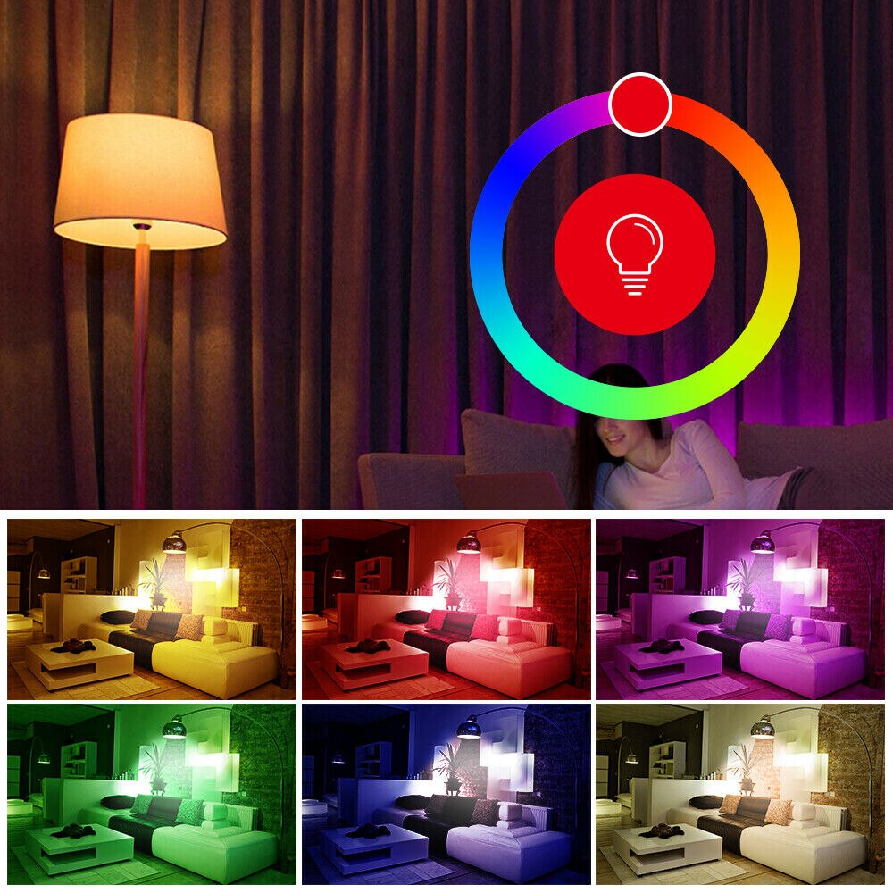 Led Lamp Smart Lamp E27 Smart Lamp 15W Bluetooth R... – Vicedeal
