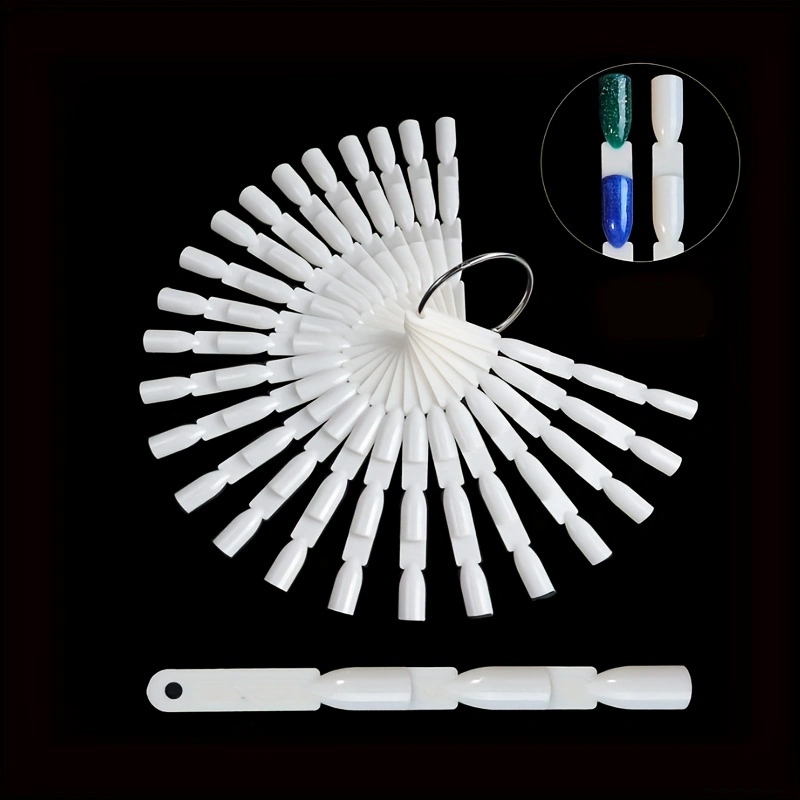 50 Nail Color Card Clear Nail Swatches Color Card ... – Grandado