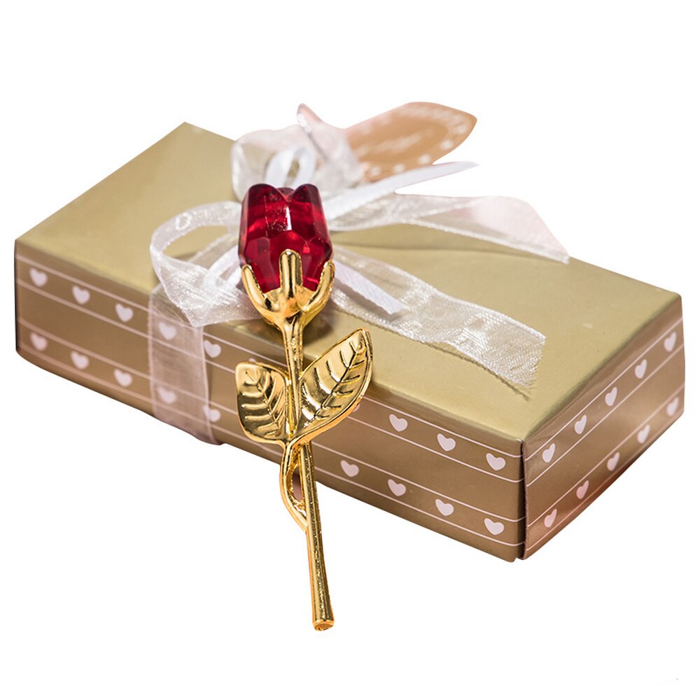 Voiley Valentijnsdag Crystal Glas Rose Bloem Forwe... – Grandado