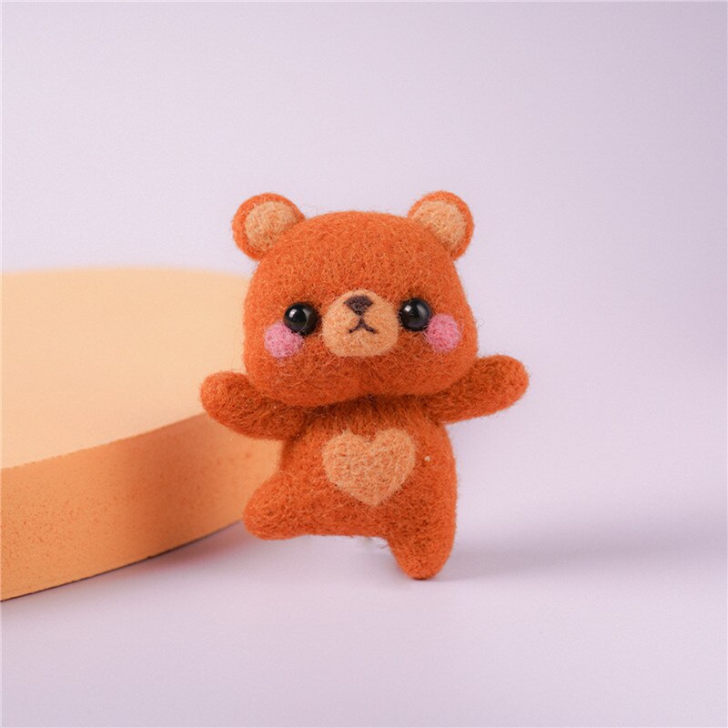 Cute Ballet Bear Pig Animal DIY Wool Felt Kit Need... – Vicedeal
