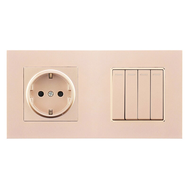 Avoir DE EU Standard Plug Wall Socket 1 2 3 4 Gang... – Grandado