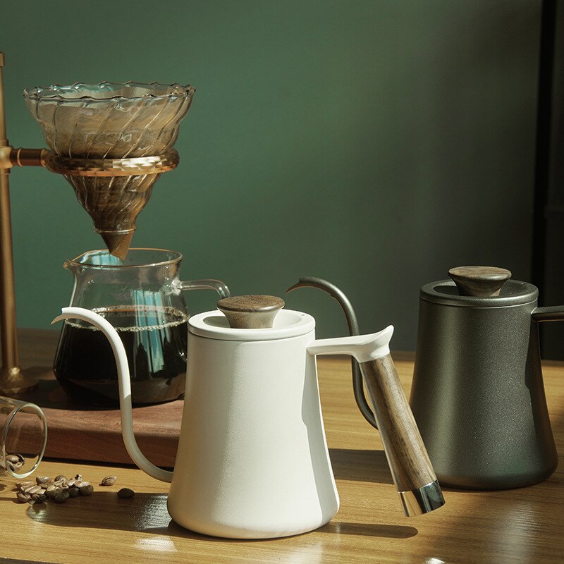 Drip Kettle 600ml Coffee Tea Pot Non-stick Coating... – Grandado