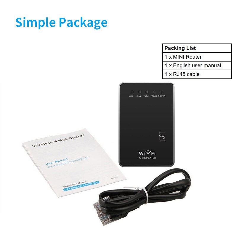 300Mbps Mini Wireless WiFi Router Repeater Range E... – Vicedeal