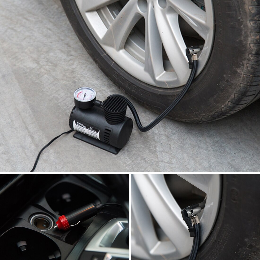 300 Psi Mini Tire Inflator Automotive Tire Pomp Au... – Vicedeal