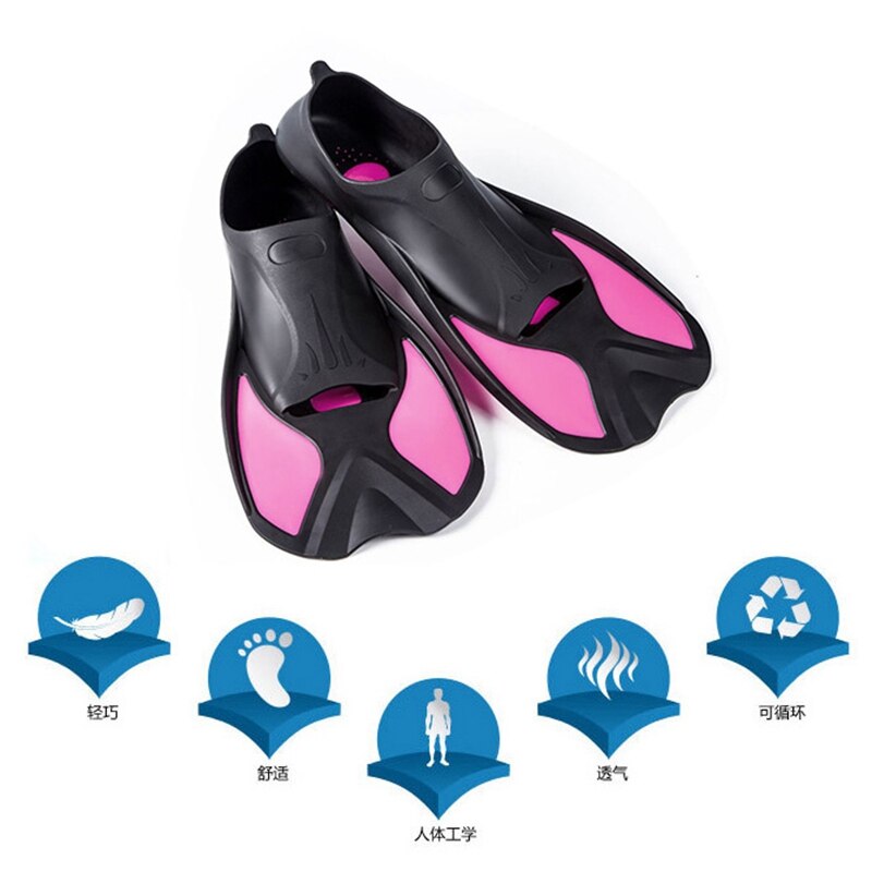Swimming Fins Diving Swimming Set Foot Duck Webbed... – Grandado