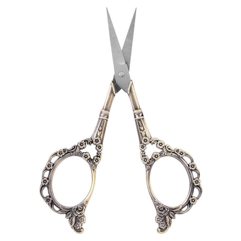 1pc Vintage Flower Scissors Pattern Needlework Emb... – Grandado