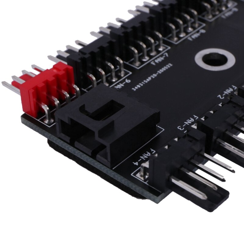 4 Channel 4 Pin Connector Blue LED PC Fan Controll... – Grandado