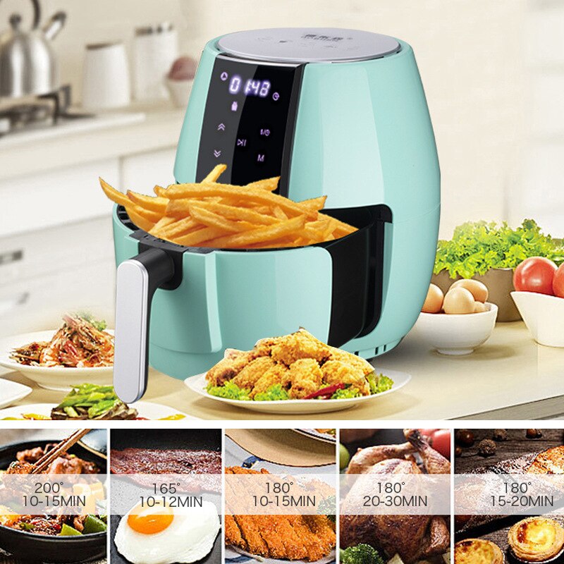 Air Deep-Fried Pot Household Automatic Oil-Free Mu... – Grandado