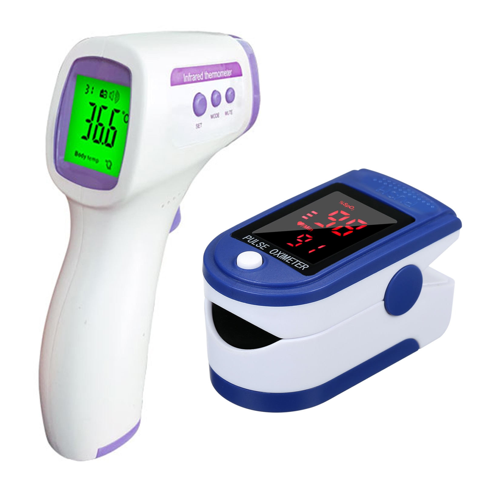 Pulse Oximeter L-ED Display Oximetro Blood Oxygen ... – Grandado