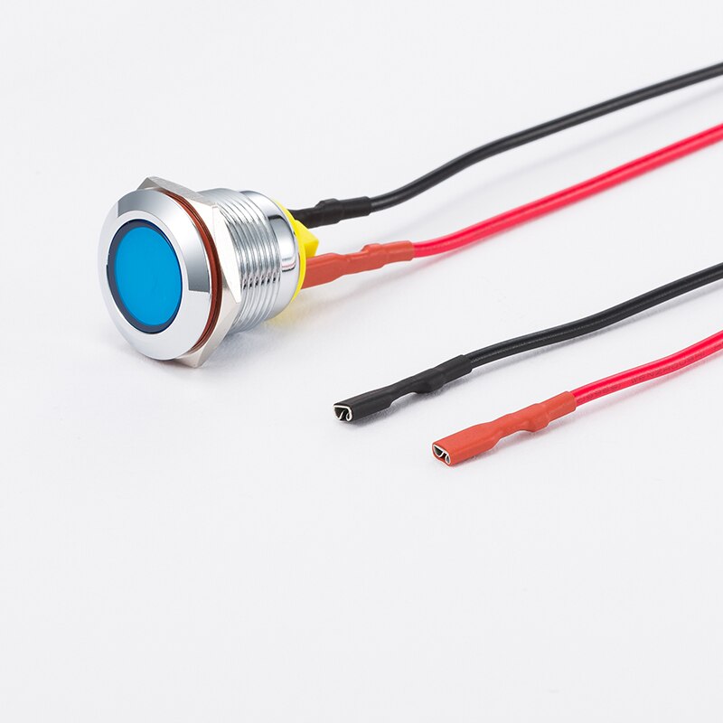 22mm metal indicator LED small waterproof power si... – Vicedeal
