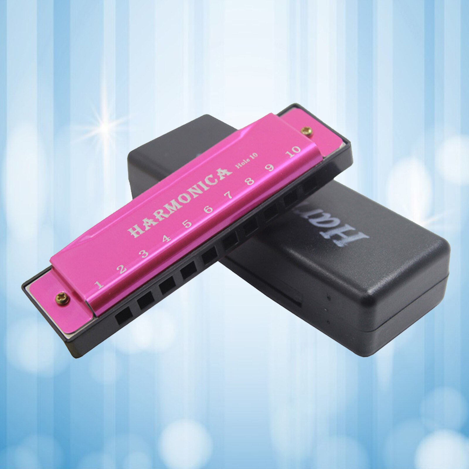 10 Holes Key of C Blues Harmonica Musical Instrume... – Grandado