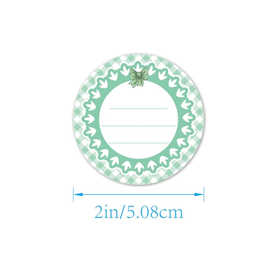 2Inch Kan Label Stickers Ronde Vorm Zelfklevende B... – Vicedeal