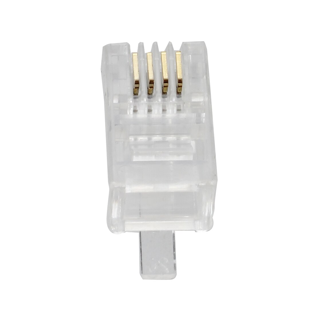 Clear Plastic 30 Pcs 4P4C Connector RJ9 Telefoon A... – Vicedeal