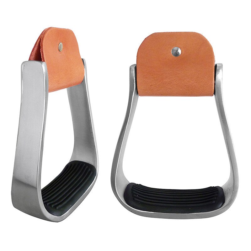 Aluminum Cushioned Western Stirrups Inner Width 12... – Grandado