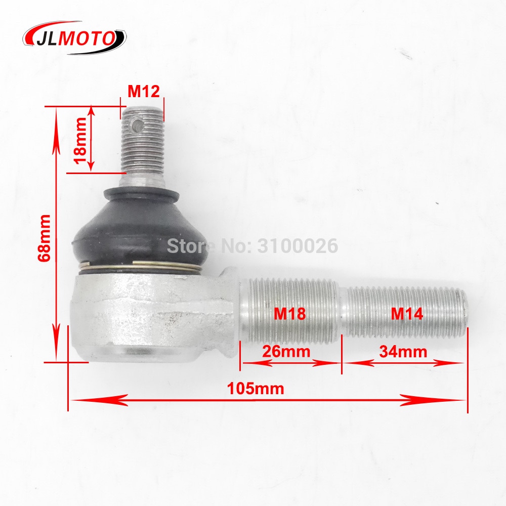 M12X60mm M18 Adjustable Ball joint Kit Fit For Bas... – Grandado