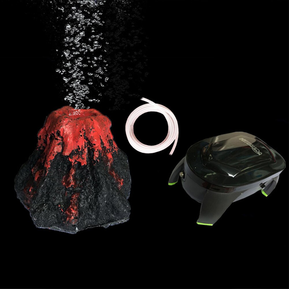 1 pcs Volcano Shape Fish Tank Toy Oxygen Pump Aqua... – Grandado