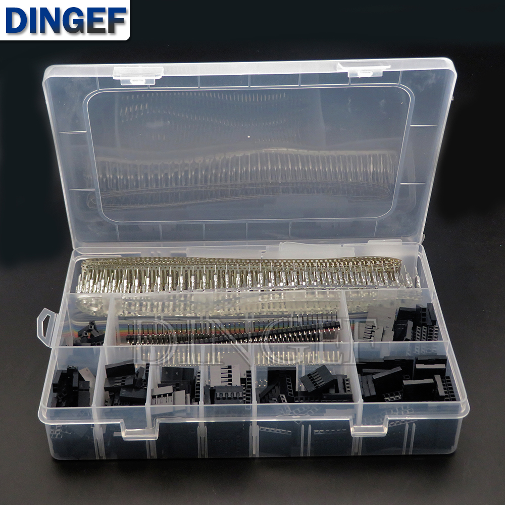 1550PCS/Set 2.54mm Dupont Connector Kit PCB Header... – Grandado