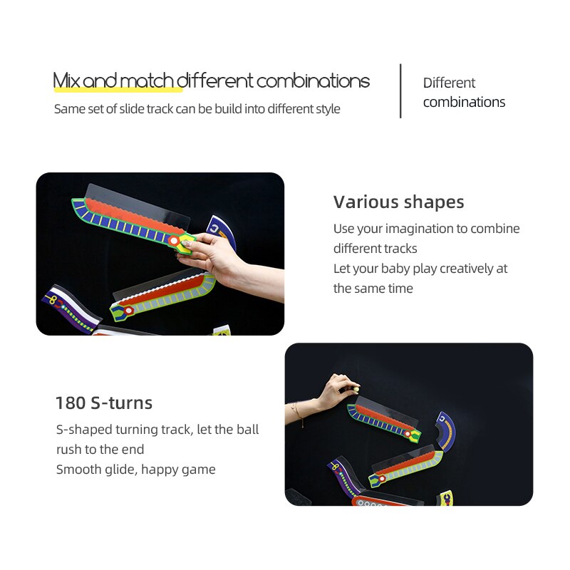 Magnetic rolling ball slide track children early e... – Grandado