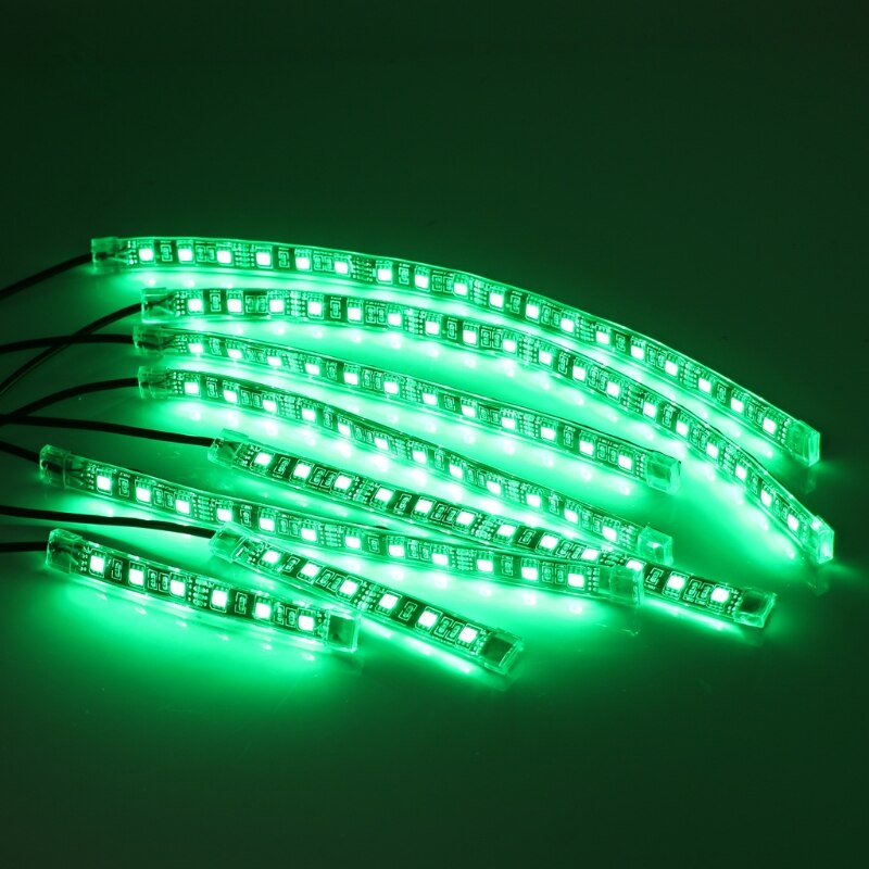 8 Pcs 5050 SMD Strip Flexible RGB Flashing Light L... – Grandado