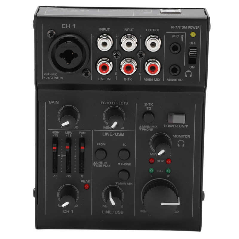 Compact Metal Digital Mixer Live Recording Audio M... – Grandado