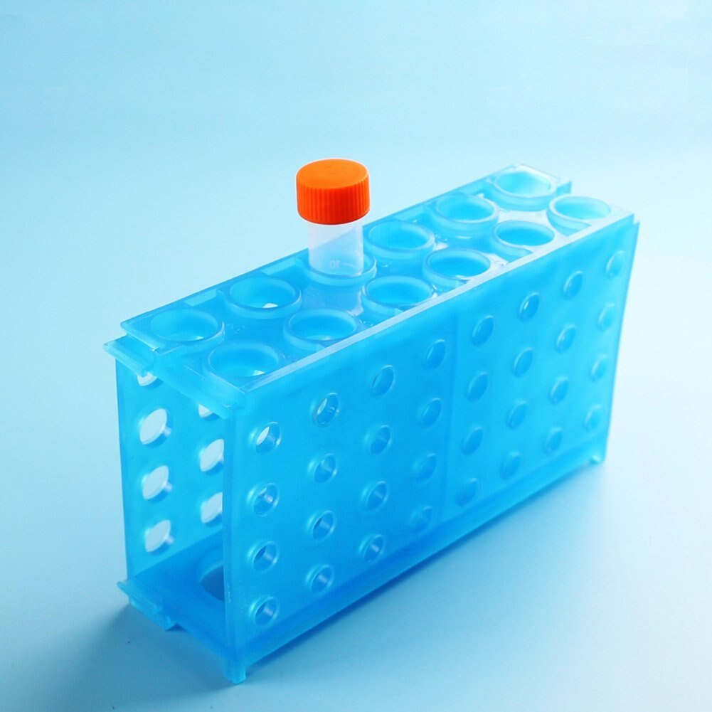 Plastic Test Tube Rack, 4 Way, Assorted colors, Bl... – Grandado