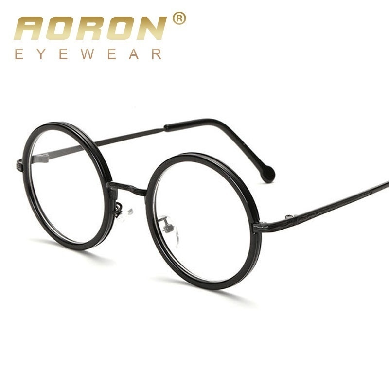 AORON Women's Round Glasses Retro Classic Unisex T... – Grandado