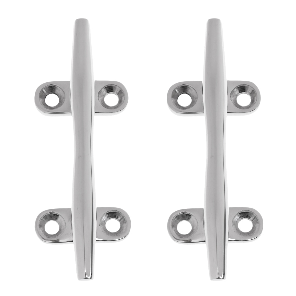 Set of 2 Deluxe 4'' / 100mm High Polished Stainles... – Grandado