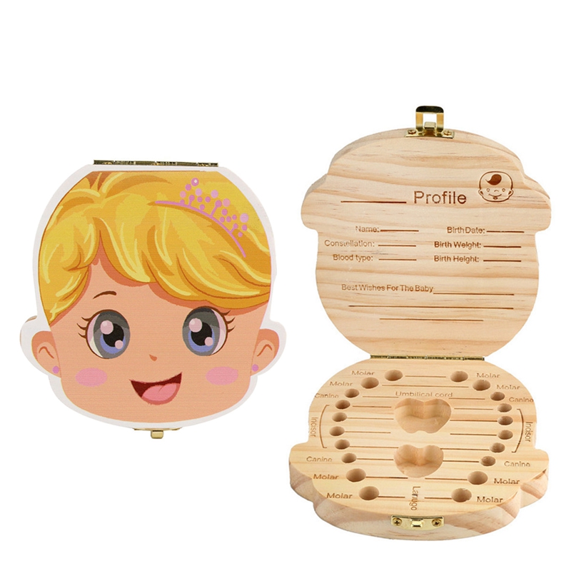 Baby Tooth Box English/Spanish/French Language Org... – Grandado