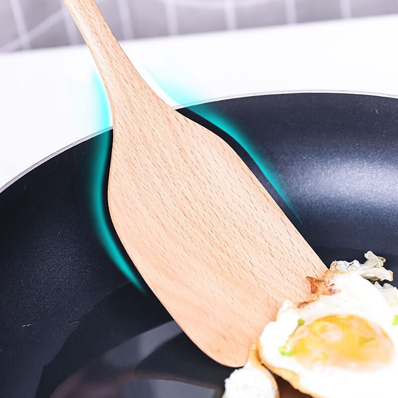 Colorful Handle Shovel Kitchenware Simple Beech Wo... – Grandado