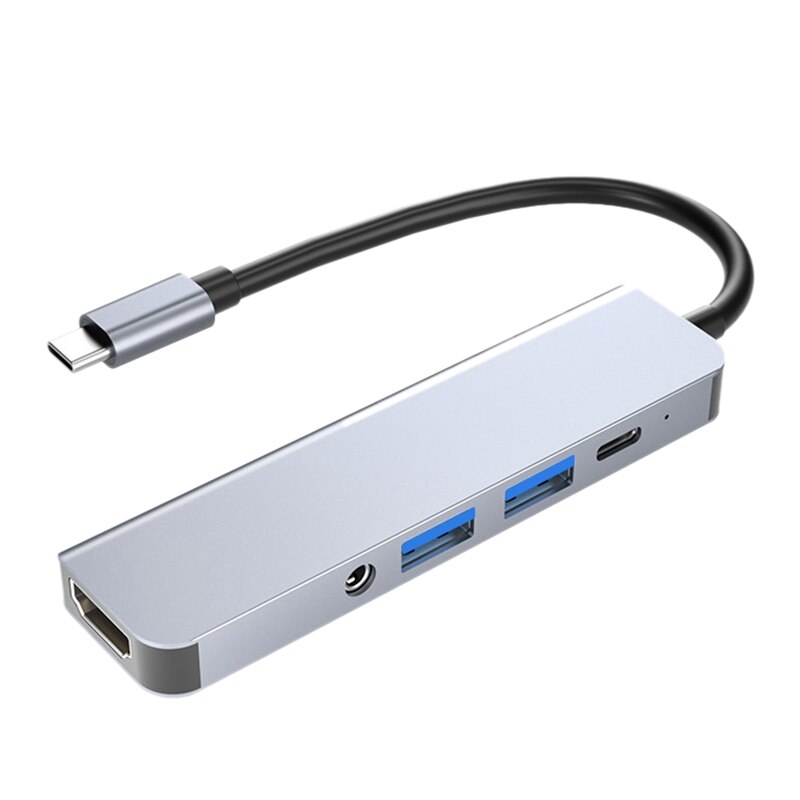 BYL Type-C Docking Station, USB 3.0X2+Pd+3.5mm Aud... – Grandado