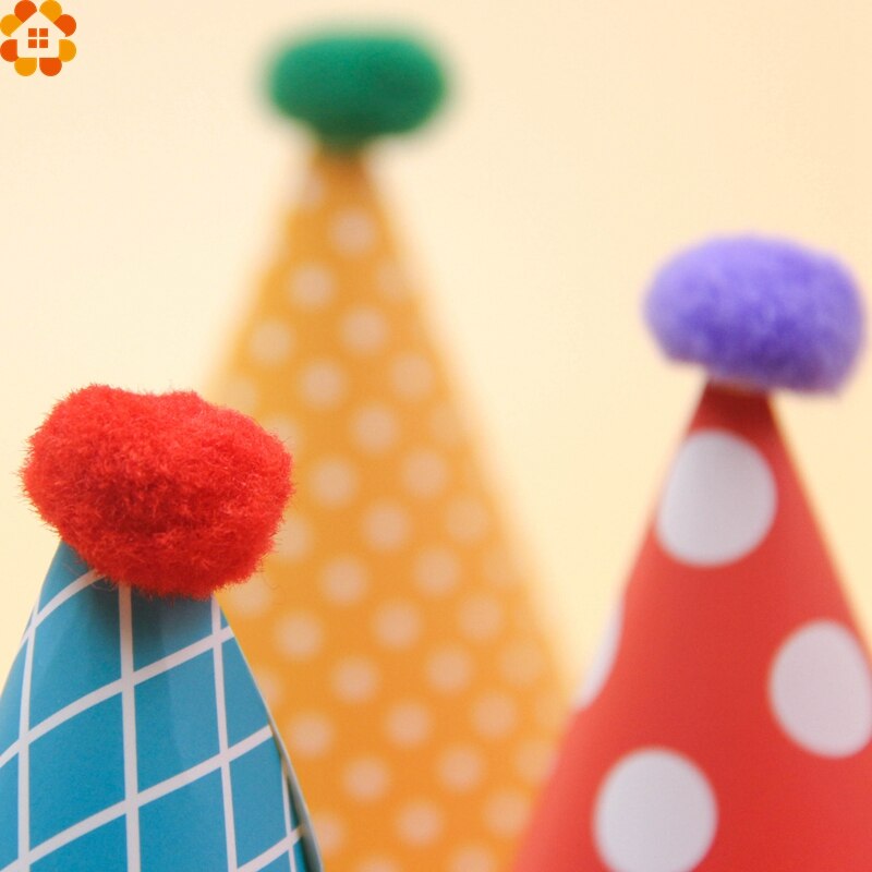 11PCS/Set Colorful Mini Birthday Hat DIY Paper Hat... – Grandado