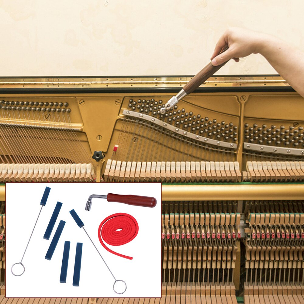9 stk nyttig taske små enkle klaverværktøjer tunin... – Grandado