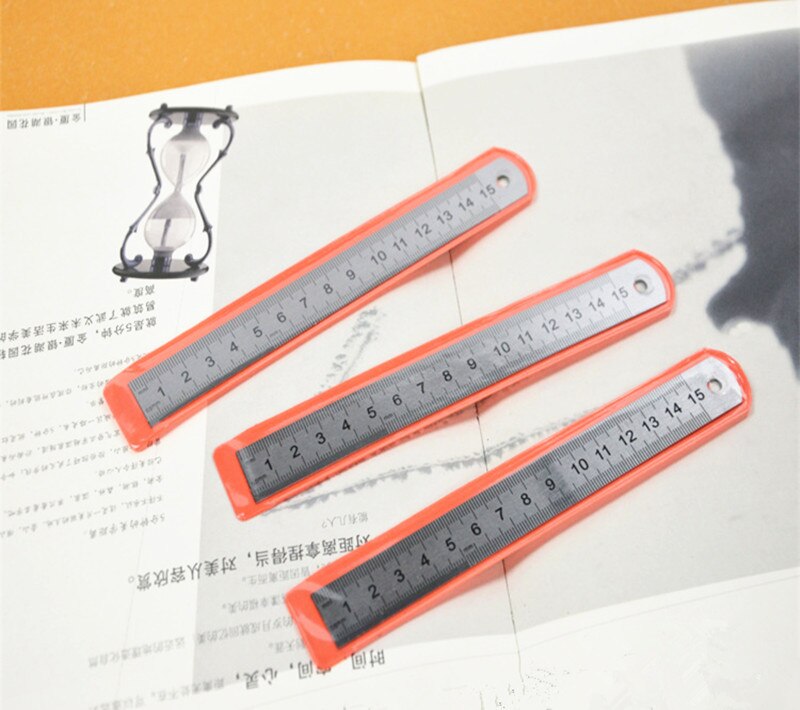 15cm 20cm 30cm Double Side Stainless Straight Rule... – Grandado
