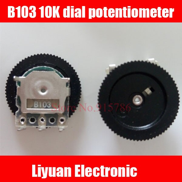 10 stk b103 10k urskive potentiometer / 14mm gea... – Grandado
