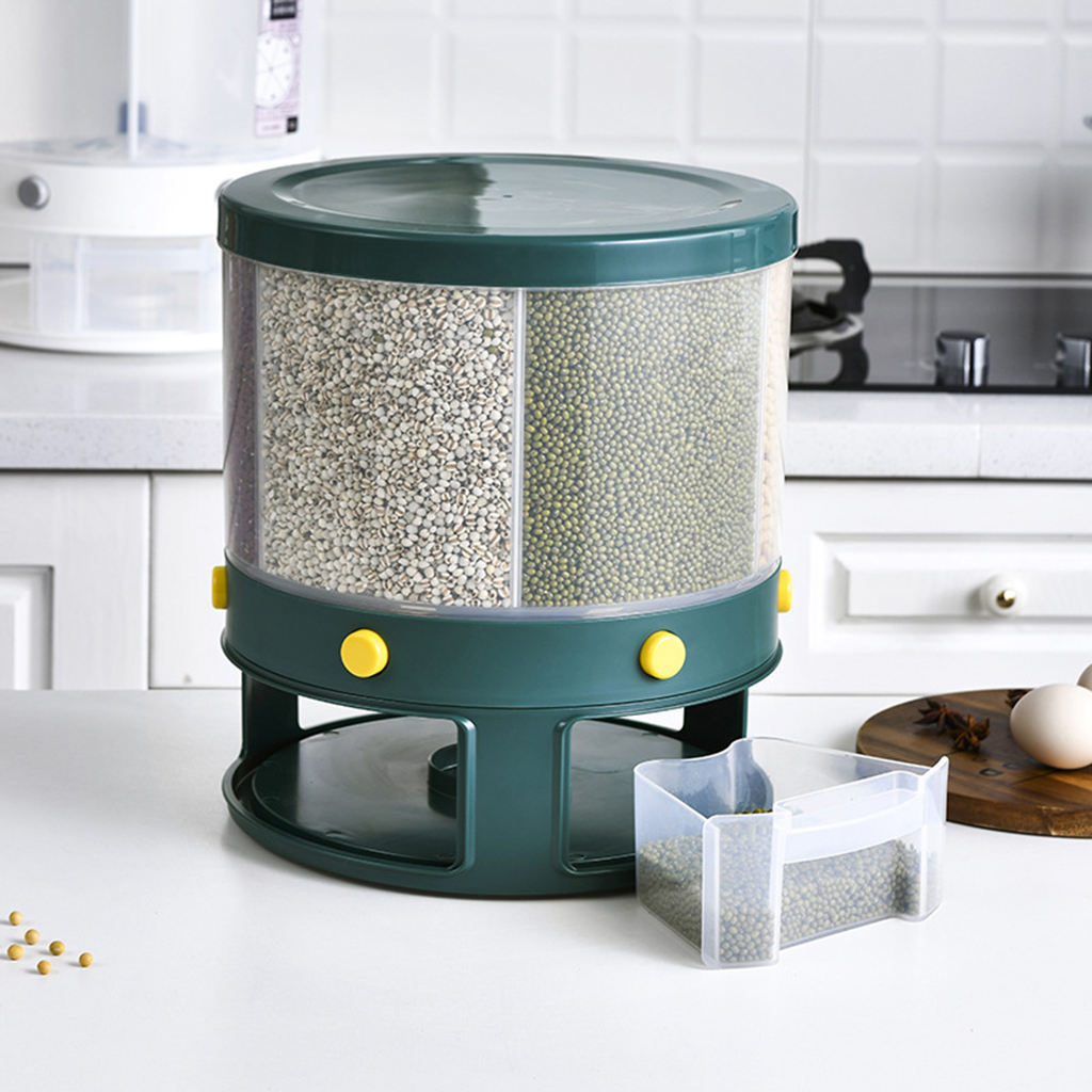 Kitchen Rice Dispenser Dry Grain Storage Container... – Grandado