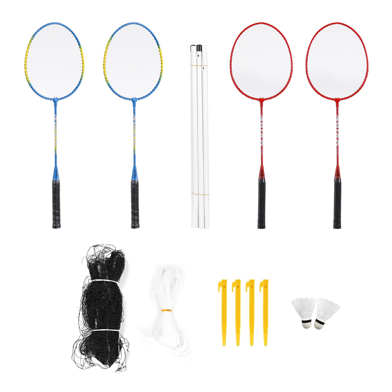 Sports Badminton Set for 4 person Badminton Racket... – Vicedeal