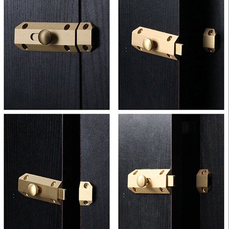 Vintage Copper Colid Core Latch Bolt Door Buckle A... – Grandado