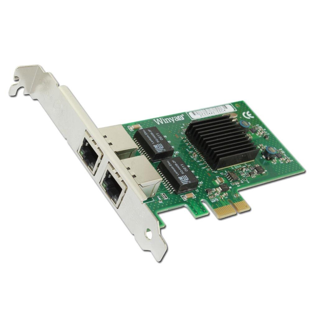 Winyao WY575T2 PCI-E X1 Dual-port Gigabit Ethernet... – Grandado