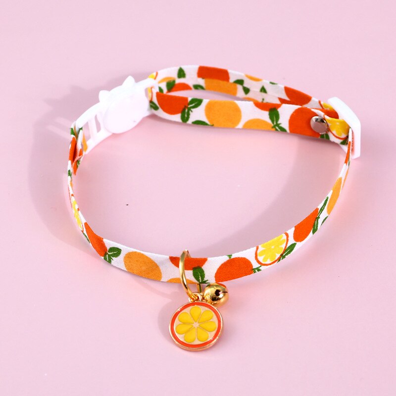Cat Dog Fruit Pendant Collar Puppy Neck Ring Strap... – Grandado