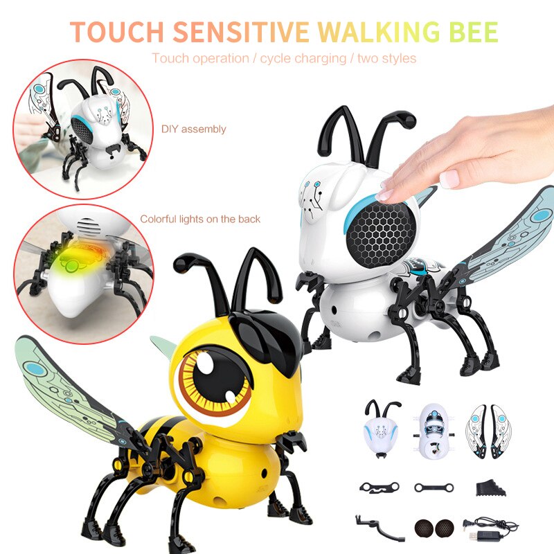 Electronic Assembly Bee Toy Touch Induction Chargi... – Grandado