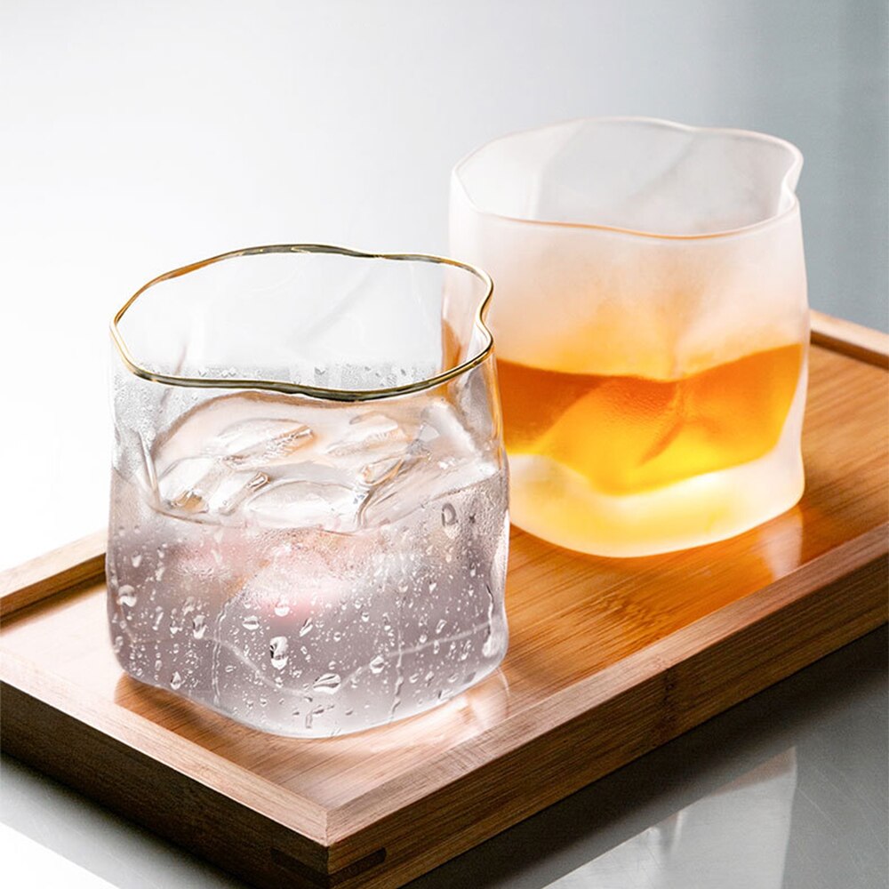 250ML Ins Style Japanese Irregular Glass Cup Wine ... – Grandado